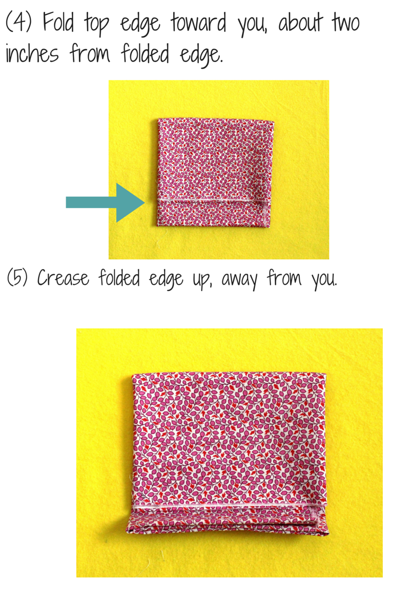 How to Fold Fat Quarters – Wanda's Life Sampler