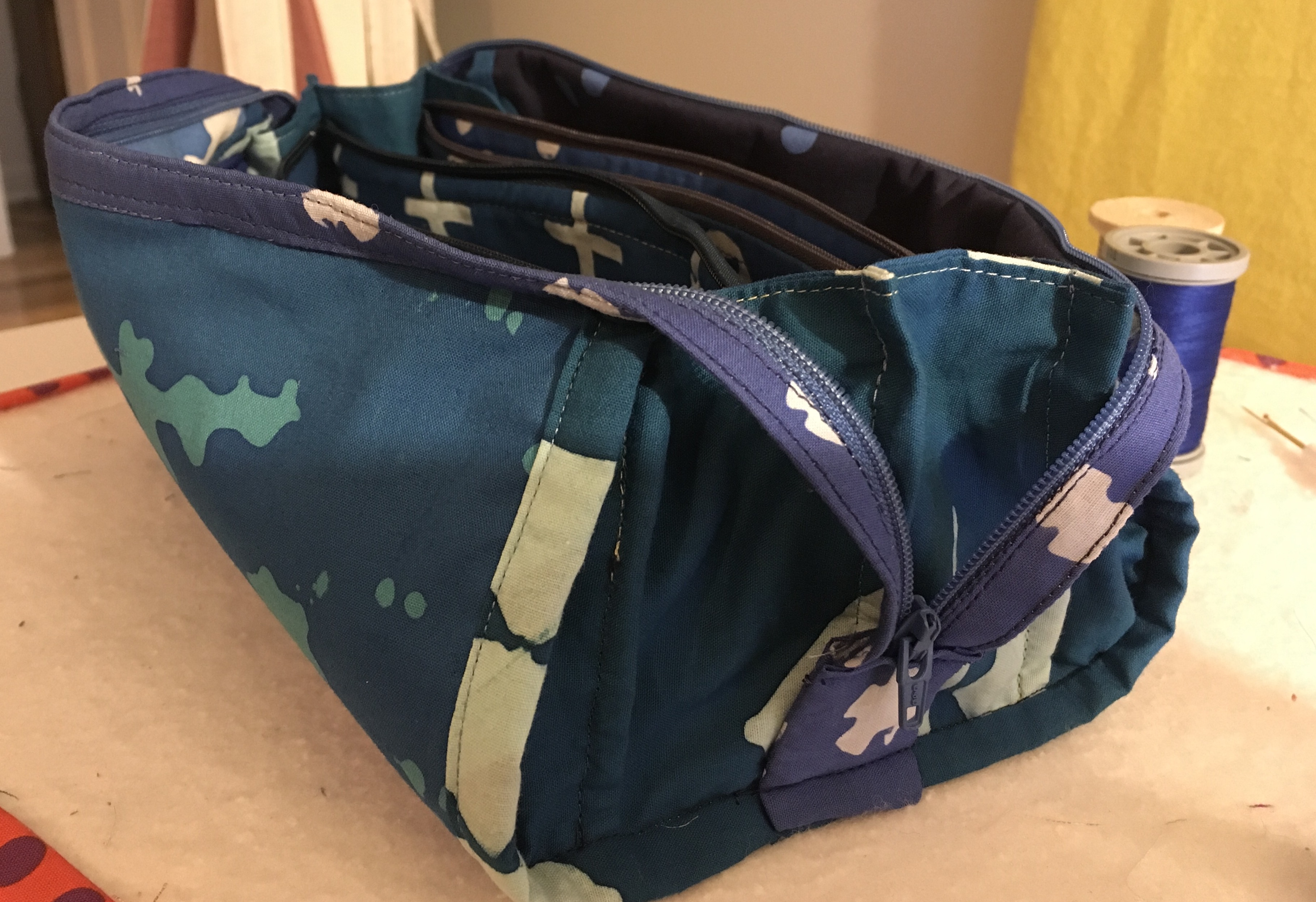 Sew Together Bag in Alison Glass – Wanda's Life Sampler